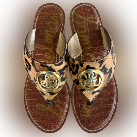 Sam Edelman | Shoes | Sam Edelman Ruth Leopard Animal Pony Hair Cork ...